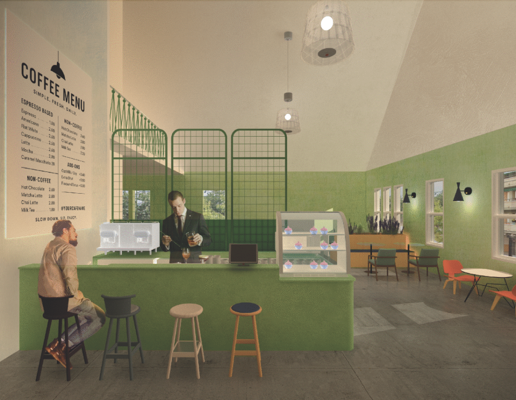 Visitor Center – Café Layer – GSA Showcase 2025