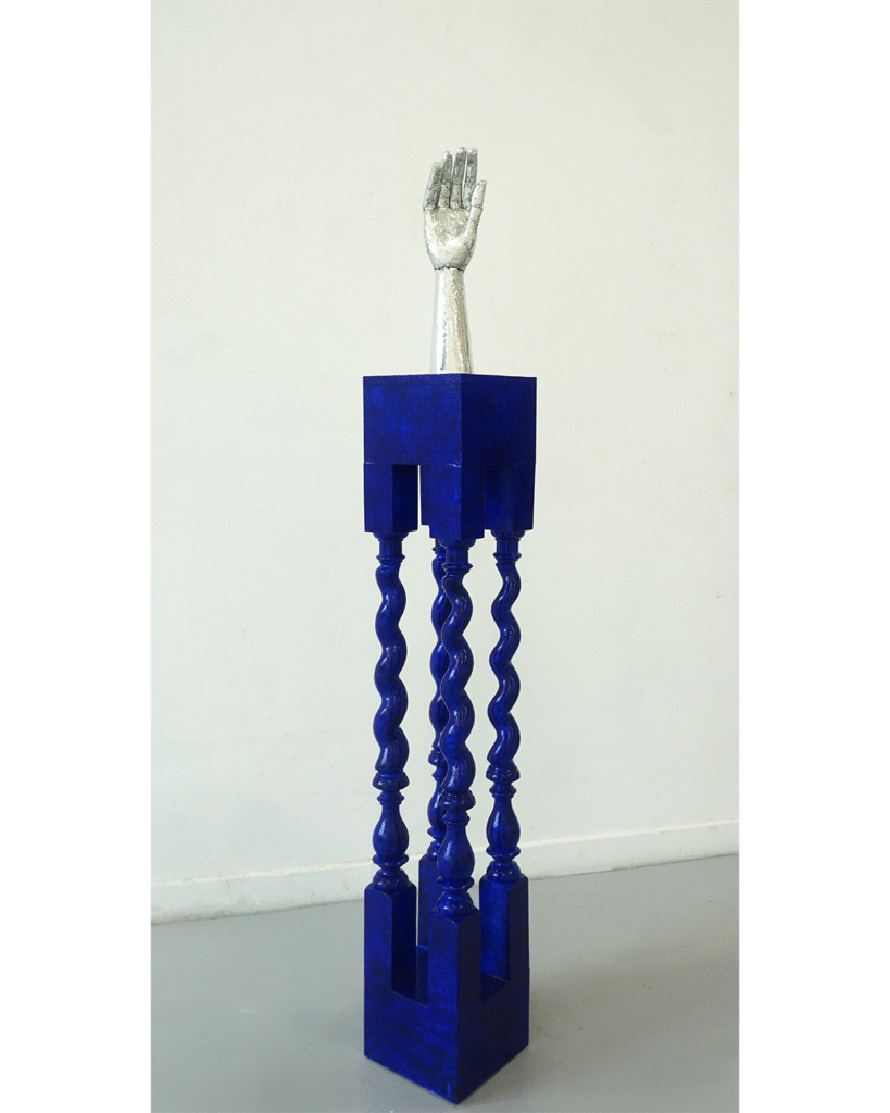 Maker’s Hand on Blue Plinth – GSA Showcase 2025